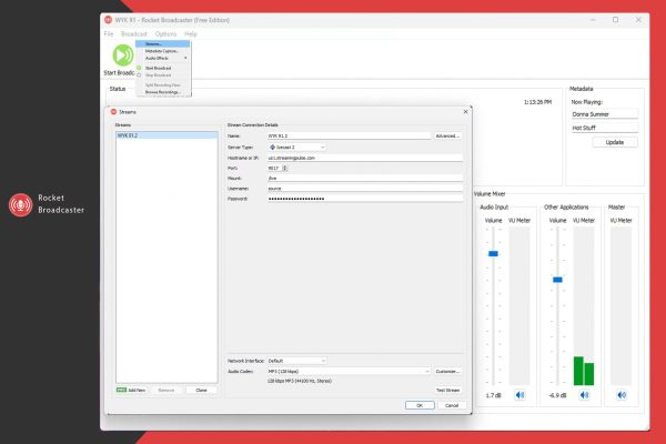 Rocket Broadcaster - Streaming Pulse Inc.
