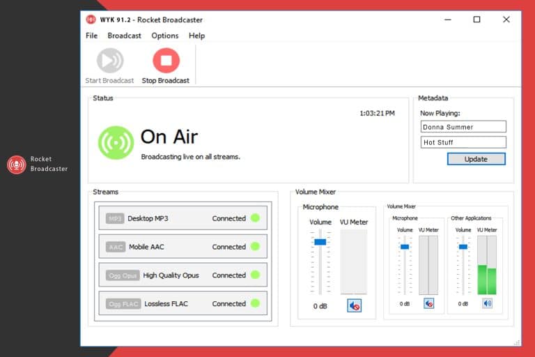 Rocket Broadcaster - Streaming Pulse Inc.