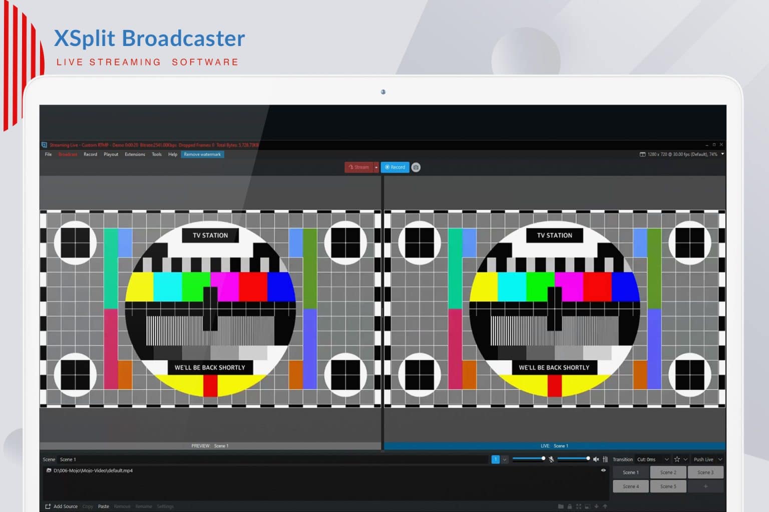 Xsplit Broadcaster - Streaming Pulse Inc.