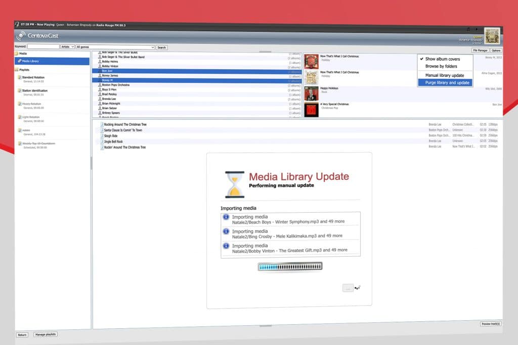 Centova Cast Media Library - Streaming Pulse Inc.