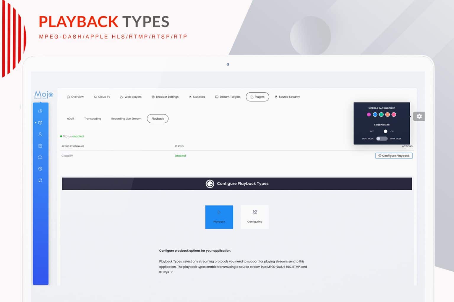 Playback Types - Streaming Pulse Inc.