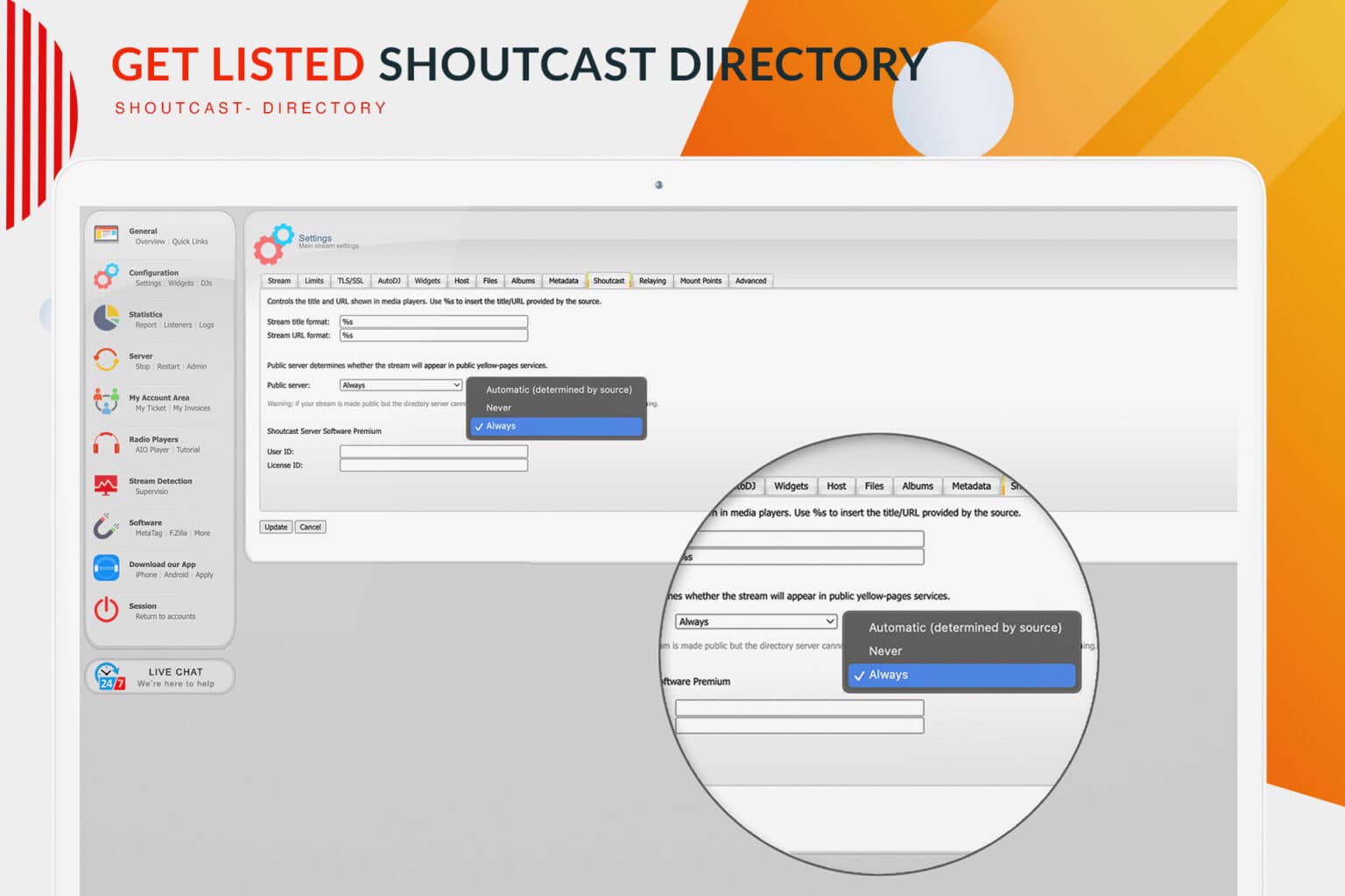 Shoutcast Directory - Streaming Pulse Inc.